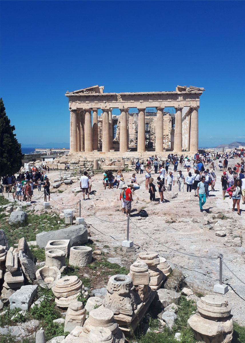 'Parthenon Acropolis Athens' Poster, picture, metal print, paint by ...