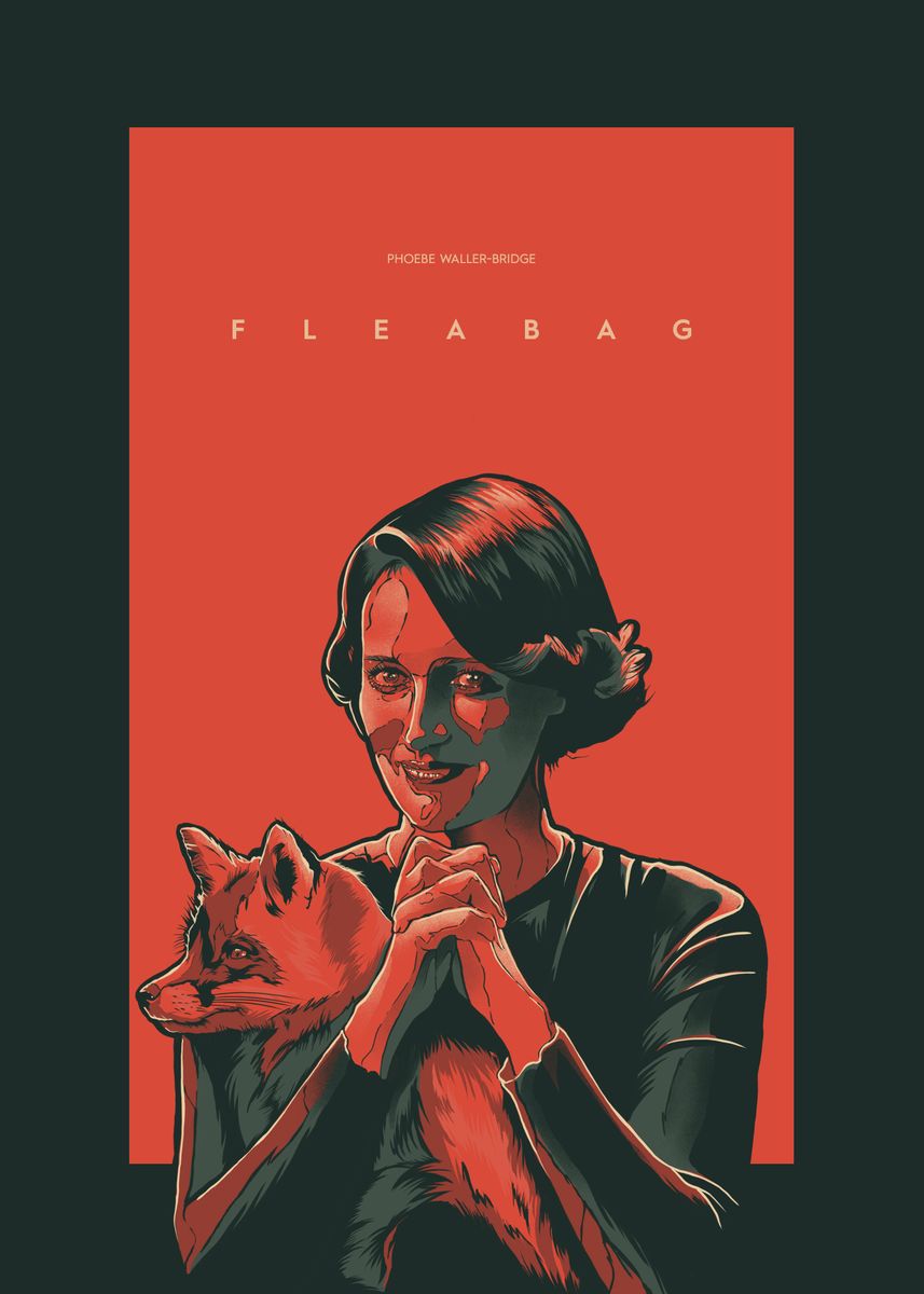 'Fleabag' Poster, picture, metal print, paint by Fourteen Lab | Displate