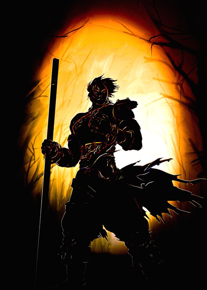 'Chief Warrior ' Poster, picture, metal print, paint by ANDRE MCKAY ...