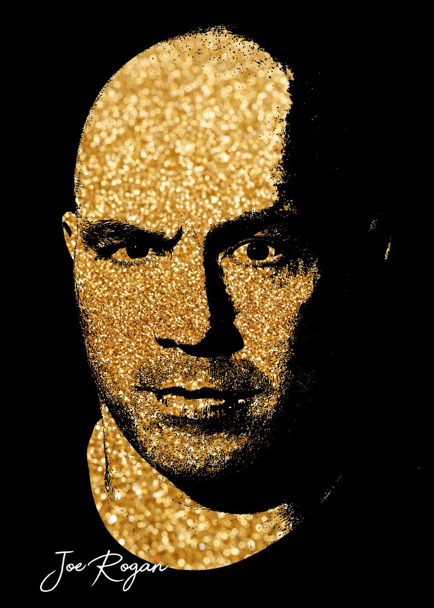 'Joe Rogan' Poster, picture, metal print, paint by Kitty Kit | Displate