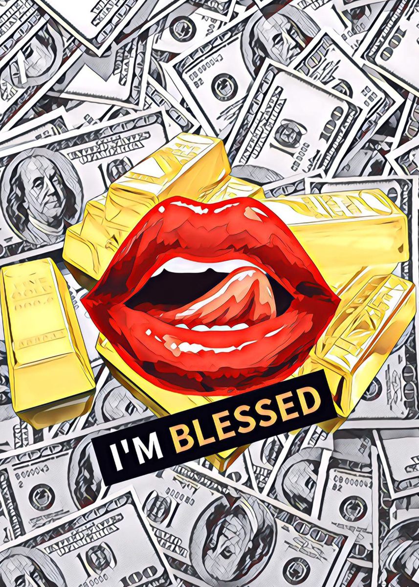 'Blessed ' Poster, picture, metal print, paint by RANI FARDIANI | Displate