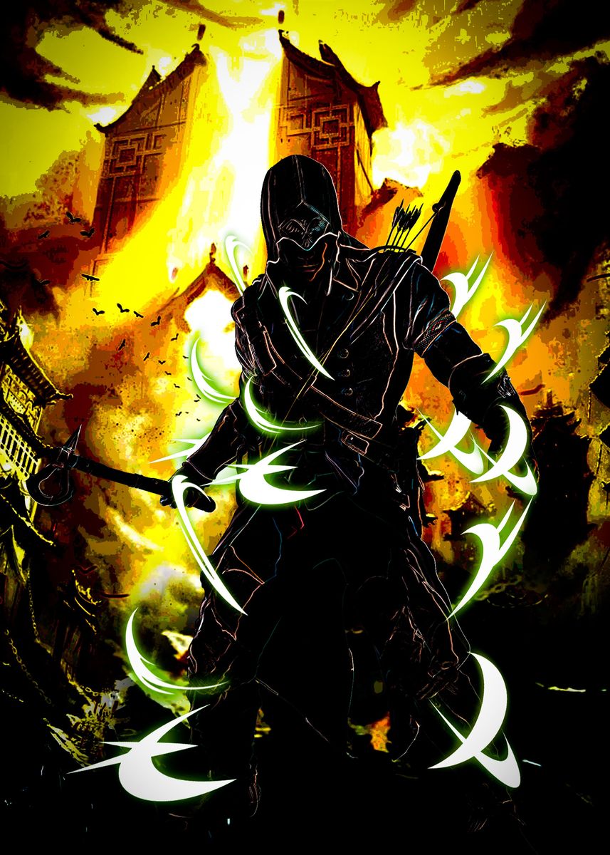 'The lone hero' Poster, picture, metal print, paint by ANDRE MCKAY ...