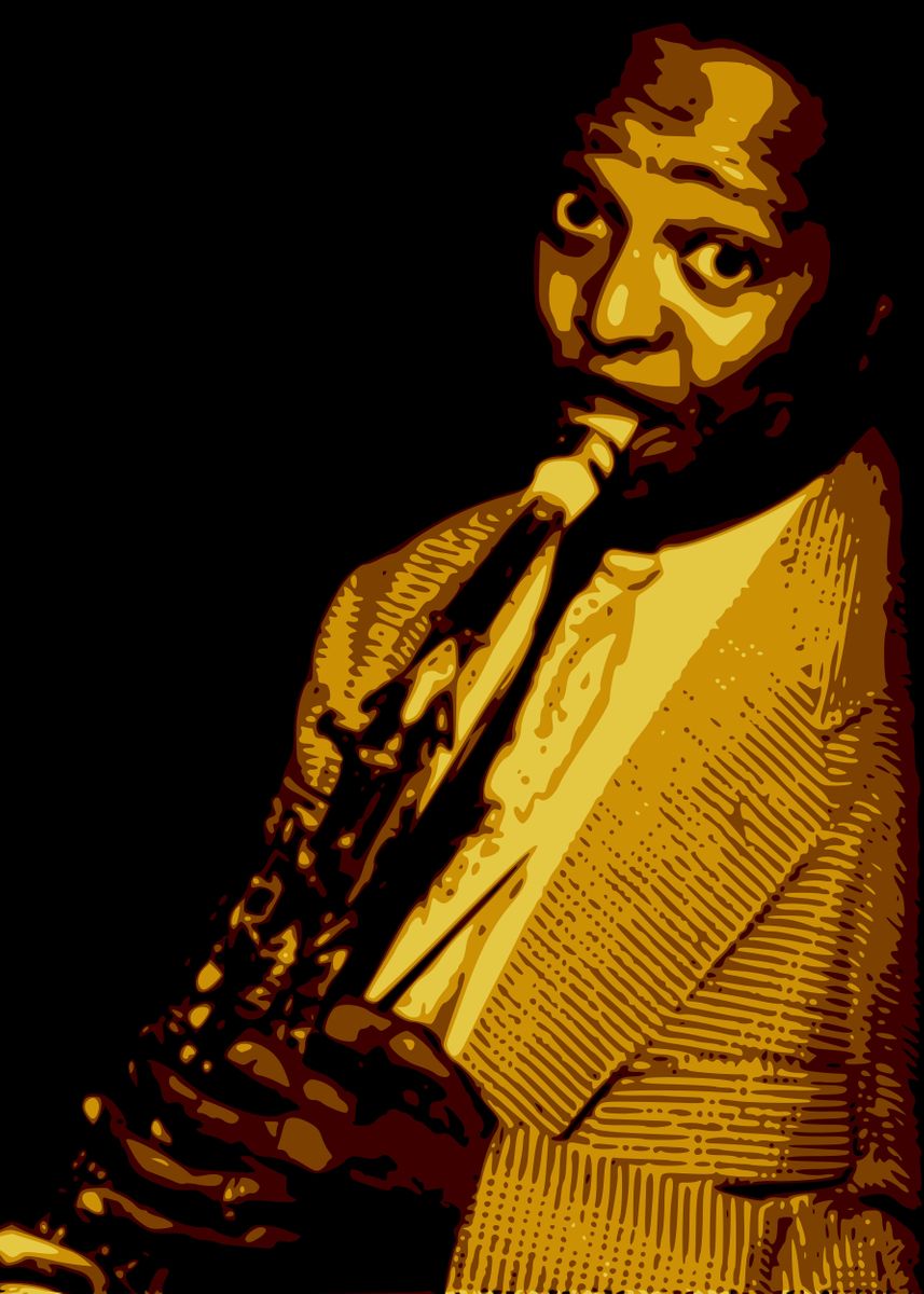 'Louis Jordan' Poster, picture, metal print, paint by Josh B | Displate