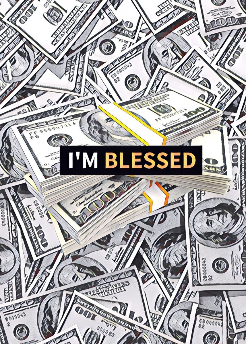 'Blessed' Poster, picture, metal print, paint by RANI FARDIANI | Displate