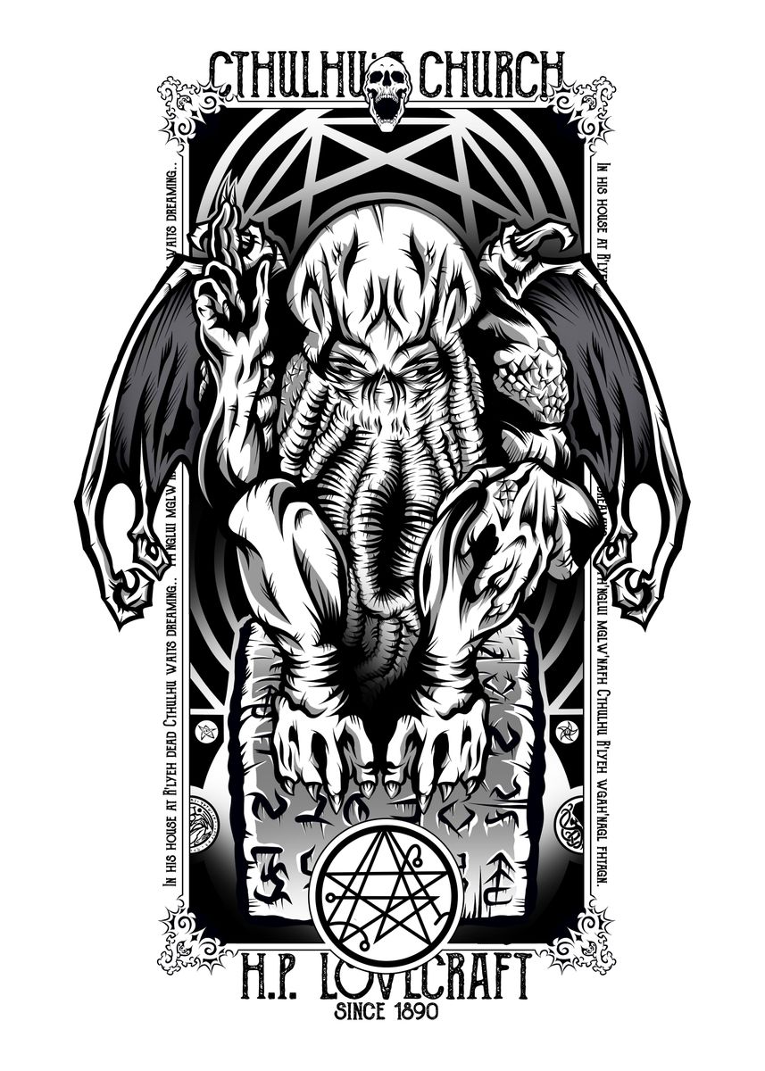 'Cthulhu s Church' Poster, picture, metal print, paint by Fearcheck ...