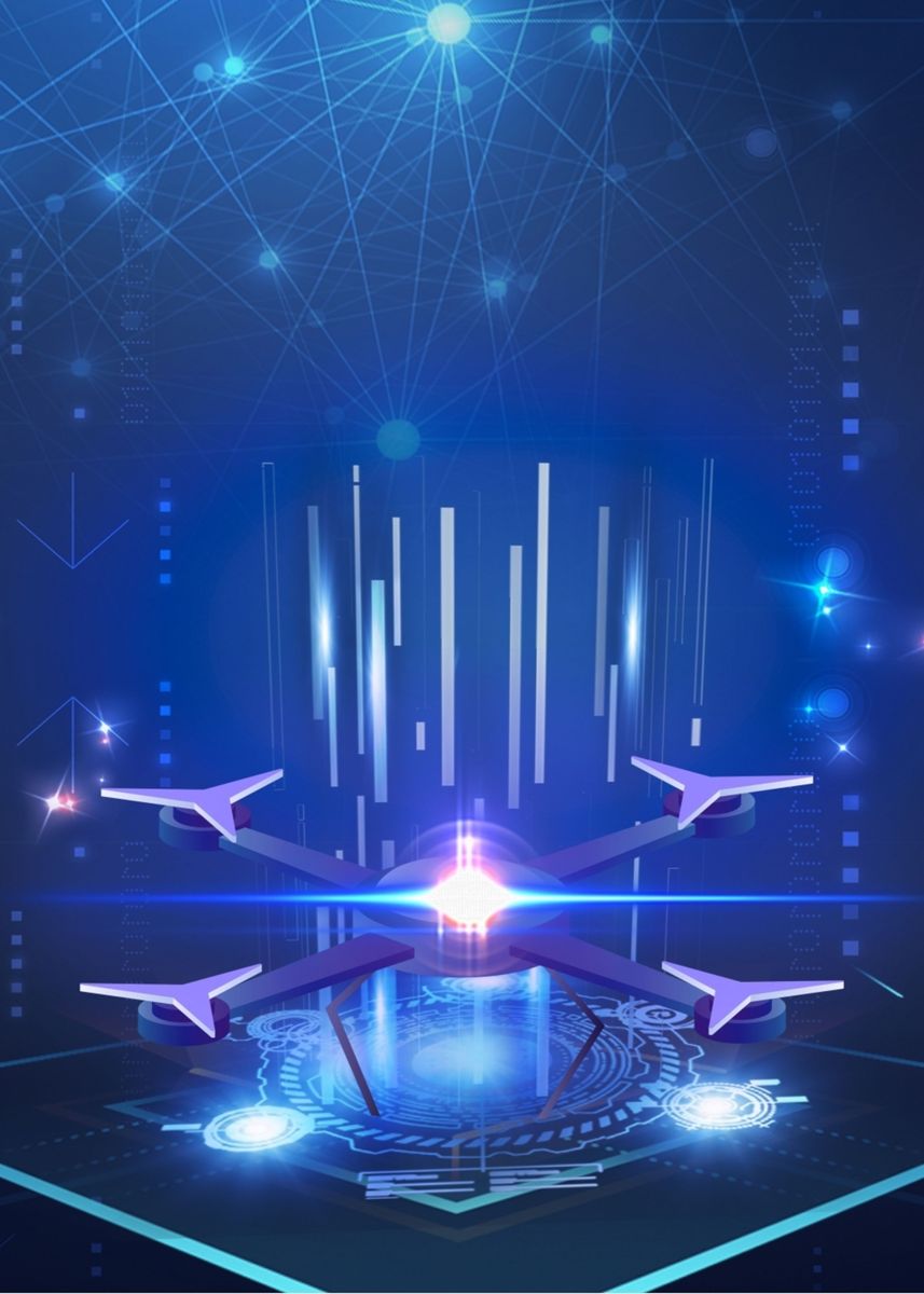 'Drone Quadcopter ' Poster by Max Ronn | Displate