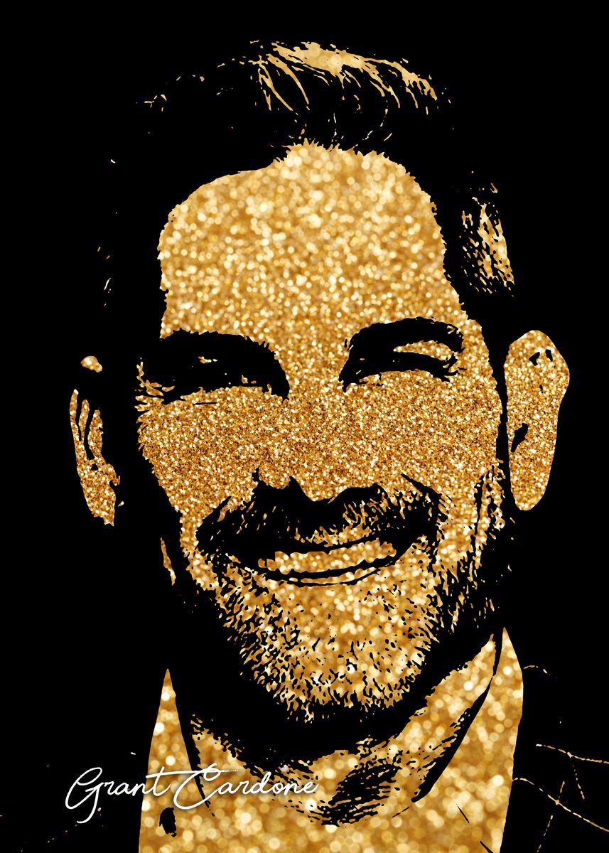 'Grant Cardone' Poster, picture, metal print, paint by Kitty Kit | Displate