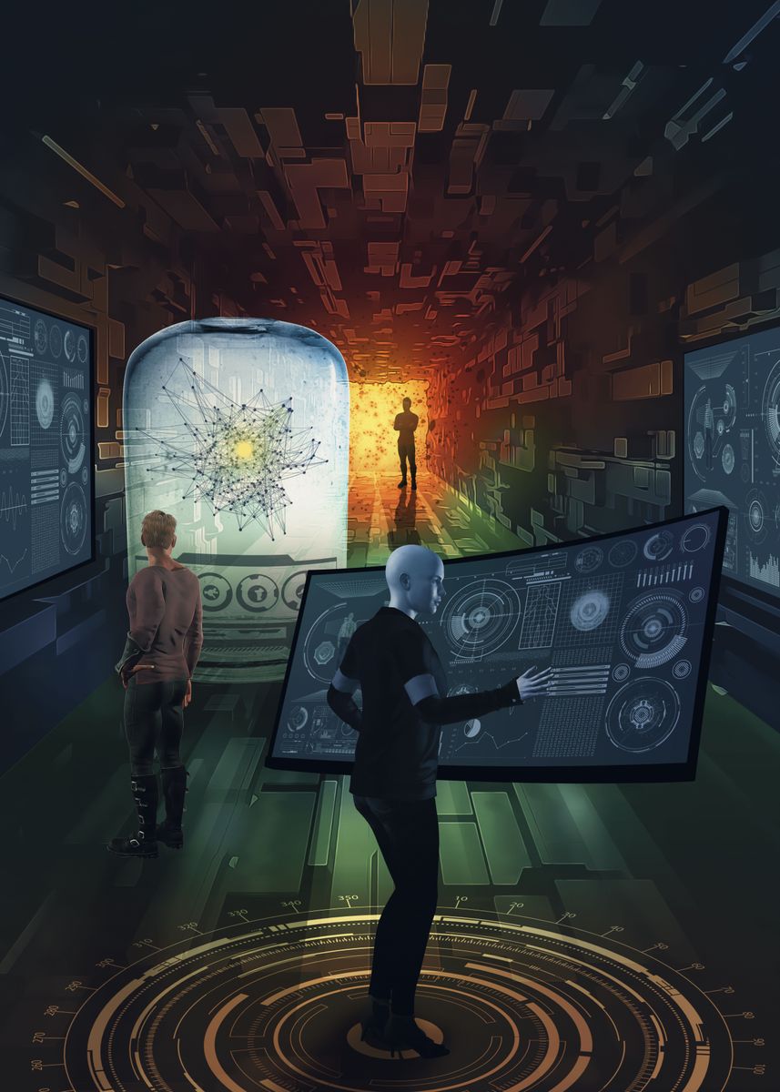 'Containment Unit' Poster, picture, metal print, paint by Andreas AK ...