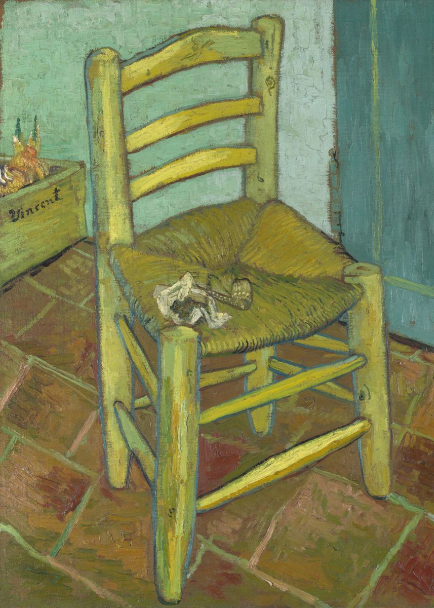 'emty chair 1888' Poster, picture, metal print, paint by Old master art ...