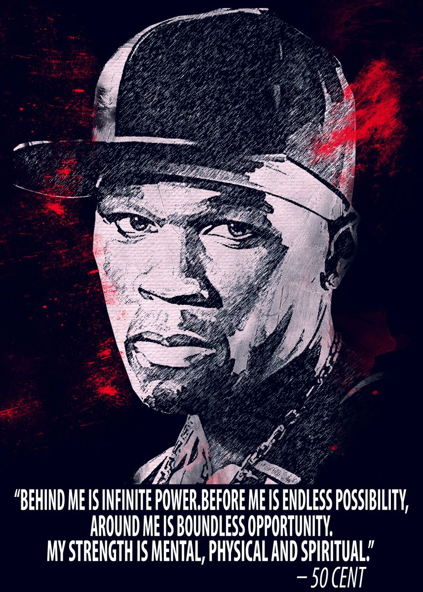 '50 Cent' Poster by ru ke | Displate