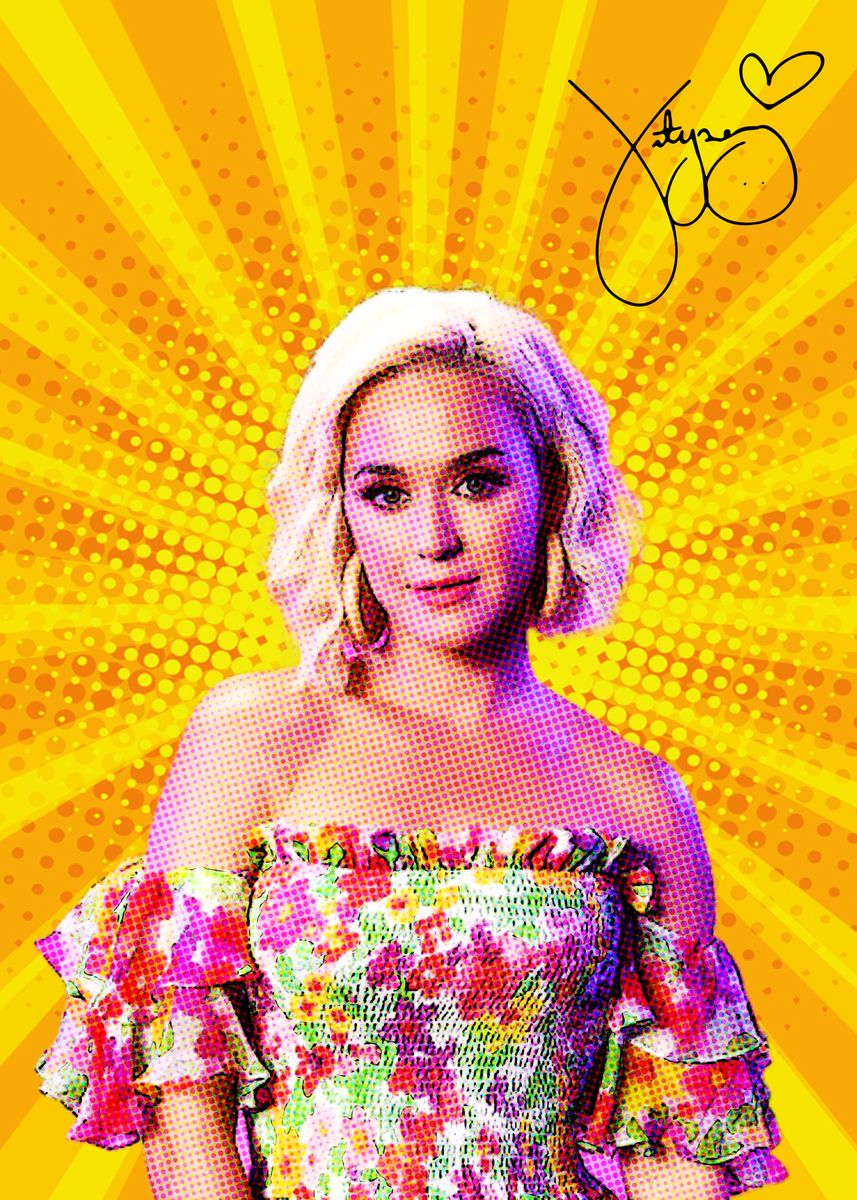 'Katy Perry' Poster by Patrick Watson | Displate