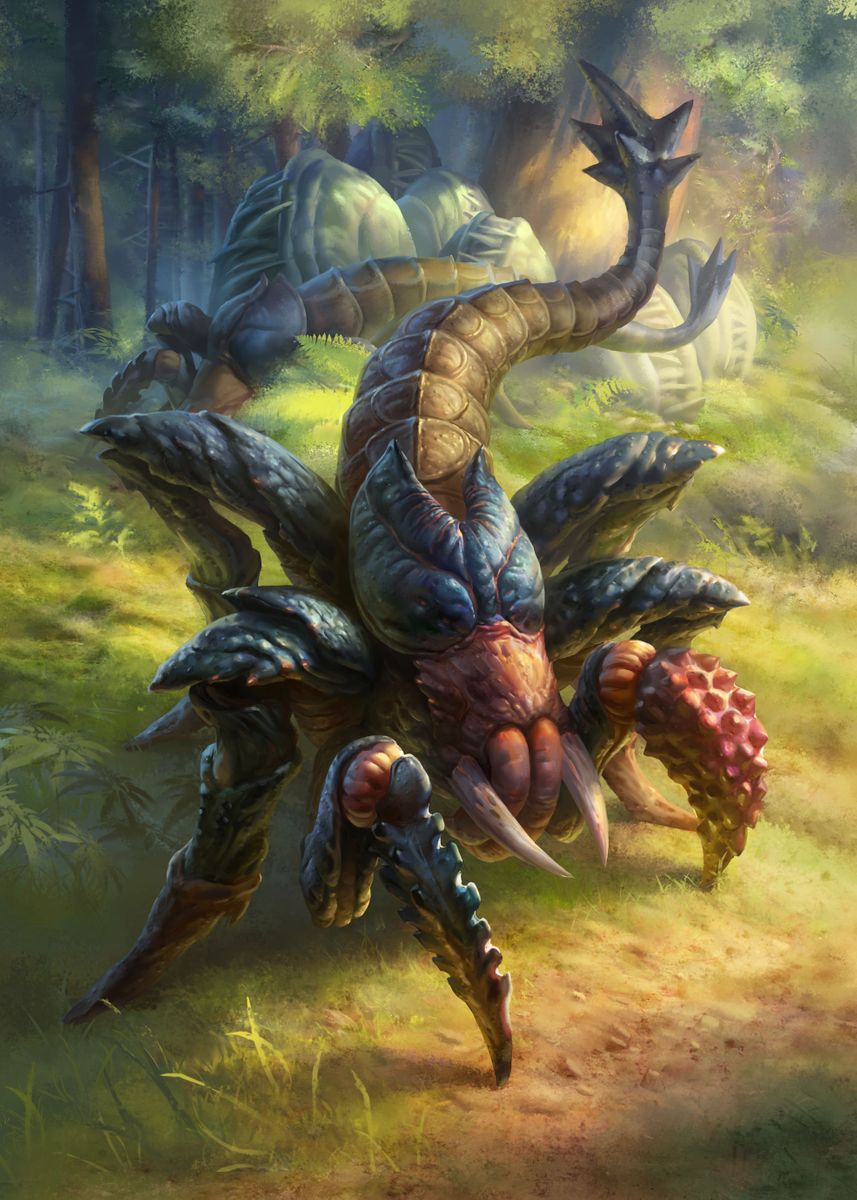 'Endrega Warrior' Poster, picture, metal print, paint by GWENT | Displate