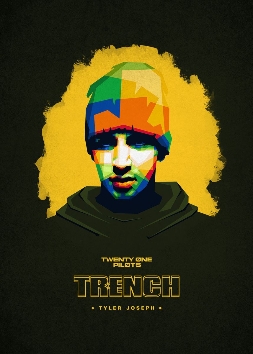 'Tyler Joseph' Poster, picture, metal print, paint by meekameel | Displate