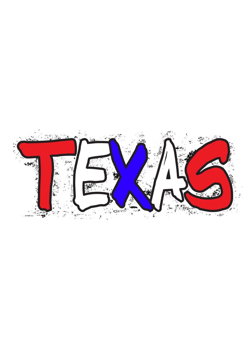 'Texas Graffiti' Poster, picture, metal print, paint by HomeStead ...