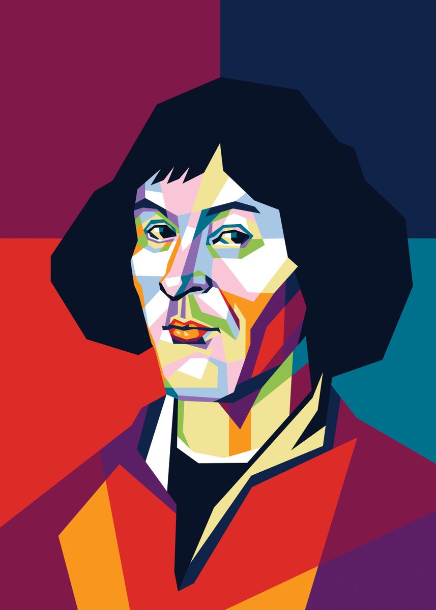'Nicolaus copernicus wpap' Poster, picture, metal print, paint by ...