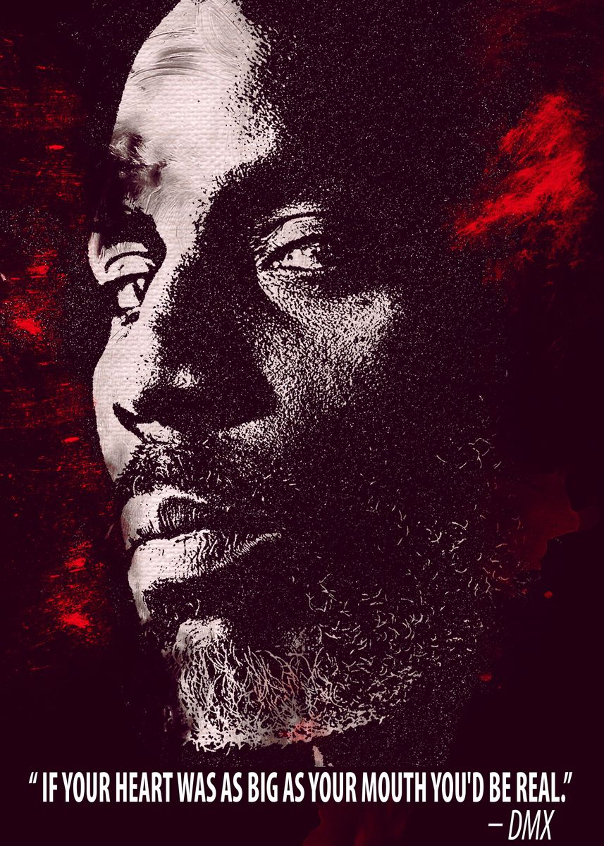 'DMX' Poster, picture, metal print, paint by ru ke | Displate