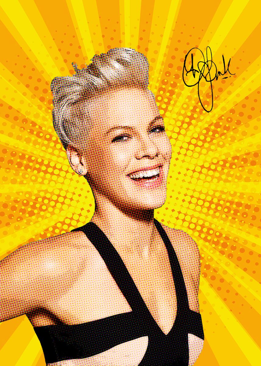 'Pink Canvas' Poster, picture, metal print, paint by Patrick Watson ...