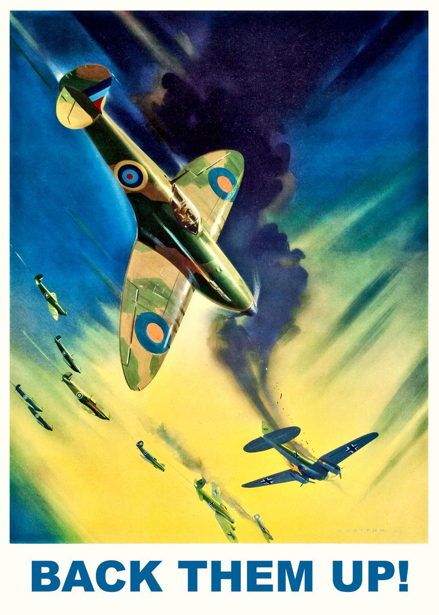 'Back them up' Poster, picture, metal print, paint by Long Shot | Displate