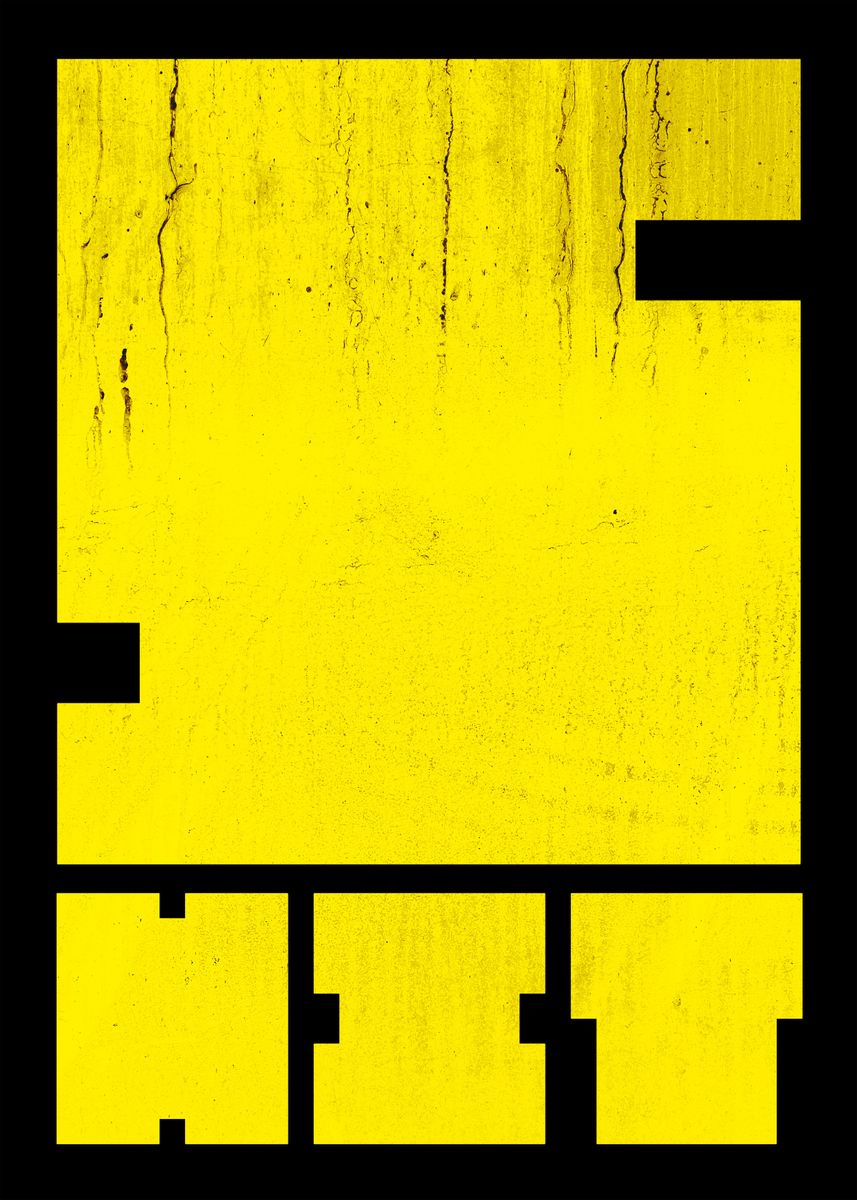 'Minimal Style Typography' Poster, picture, metal print, paint by RAWWR ...