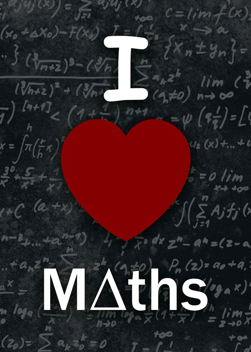 'Maths lovers' Poster, picture, metal print, paint by Don Kaizer | Displate