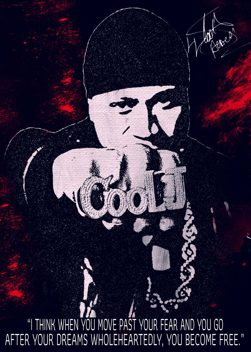 'LL Cool J' Poster, picture, metal print, paint by ru ke | Displate