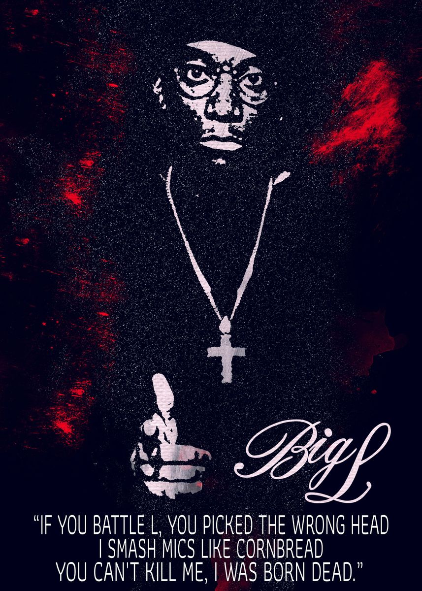'Big L' Poster by ru ke | Displate