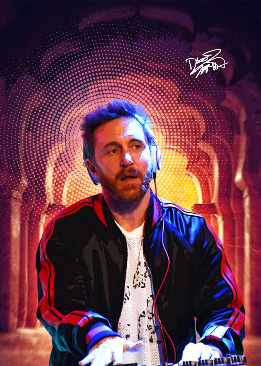 ' David Guetta' Poster, picture, metal print, paint by Morton Gray ...