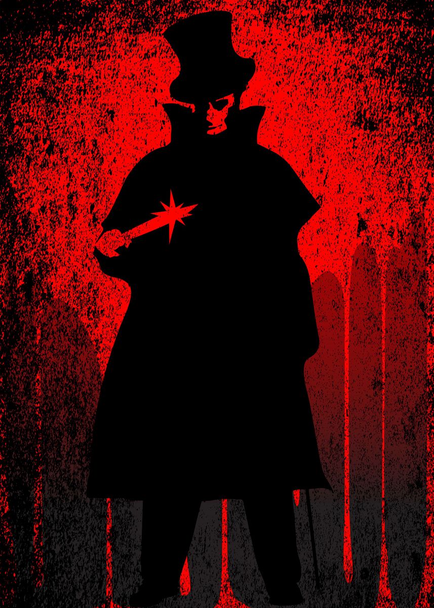 'Jack the Ripper Background' Poster by HomeStead Digital | Displate