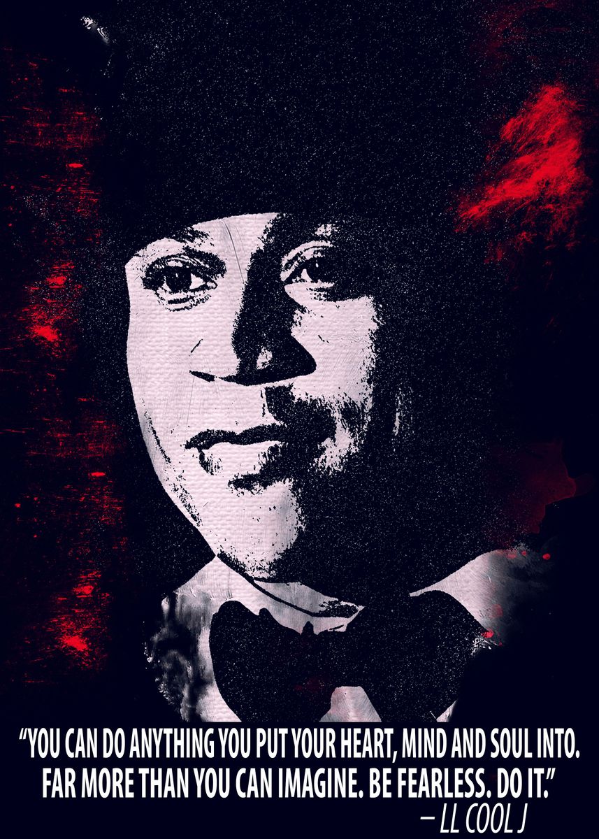 'LL Cool J' Poster, picture, metal print, paint by ru ke | Displate