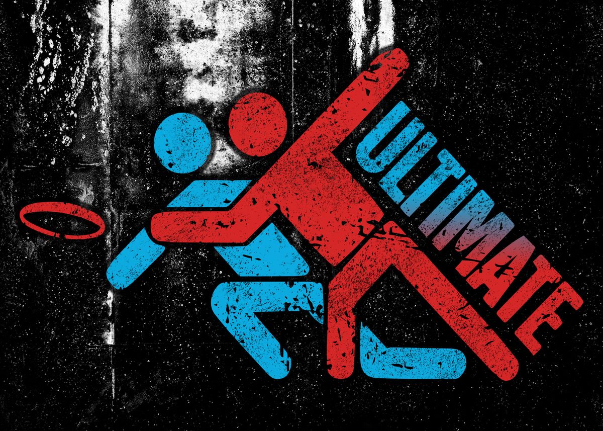 'Ultimate Frisbee Disc Golf' Poster by RAWWR | Displate