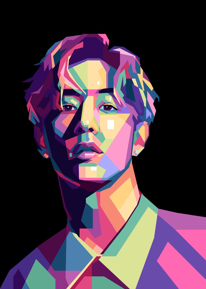 'Mark Tuan' Poster, picture, metal print, paint by Rena wati | Displate