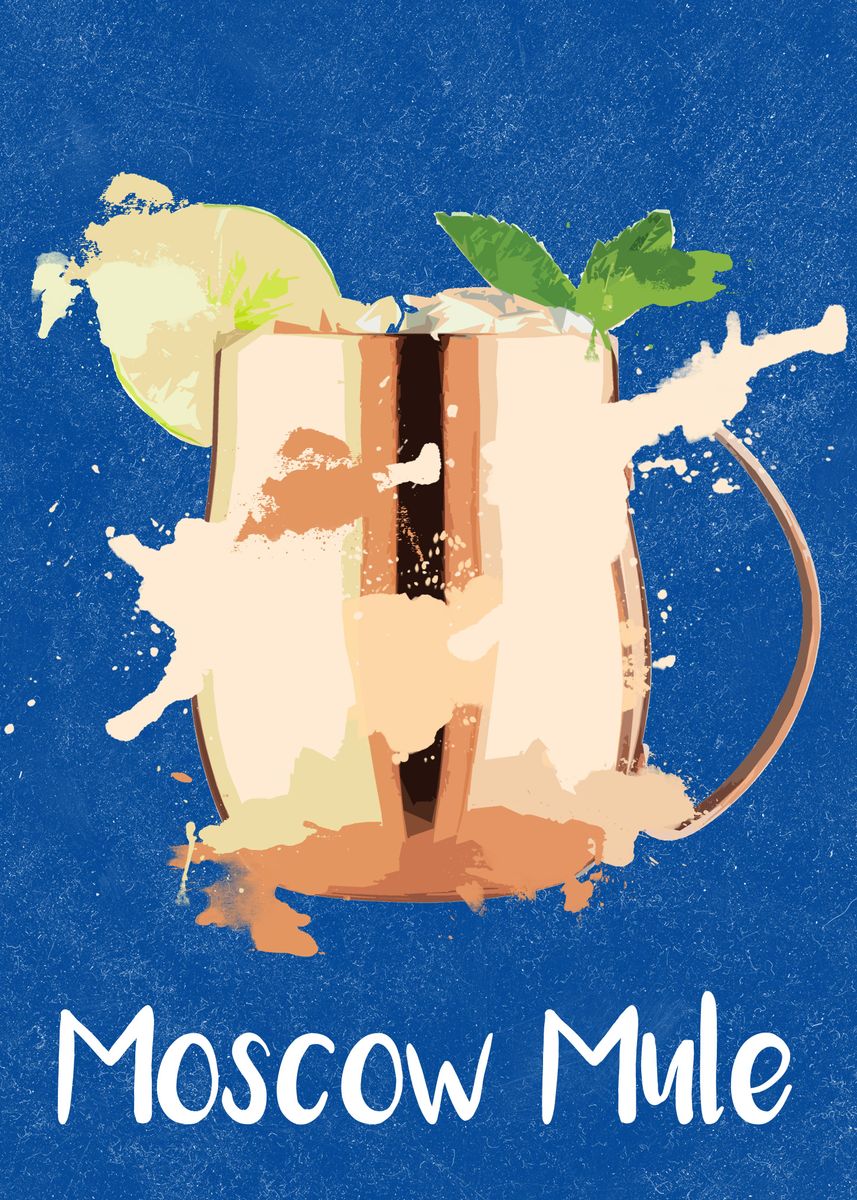 'Cocktail Moscow Mule' Poster by Hawaiian29 | Displate