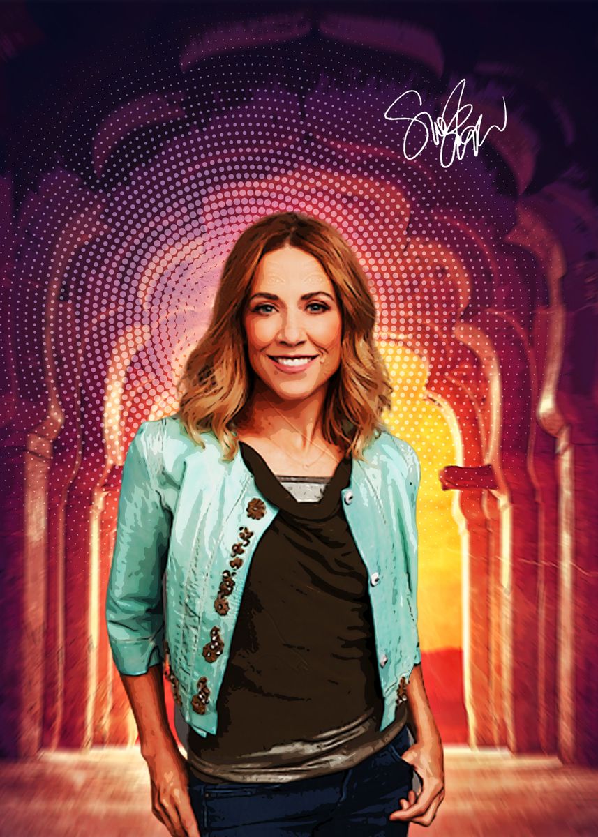 'Sheryl Crow' Poster, picture, metal print, paint by Morton Gray | Displate