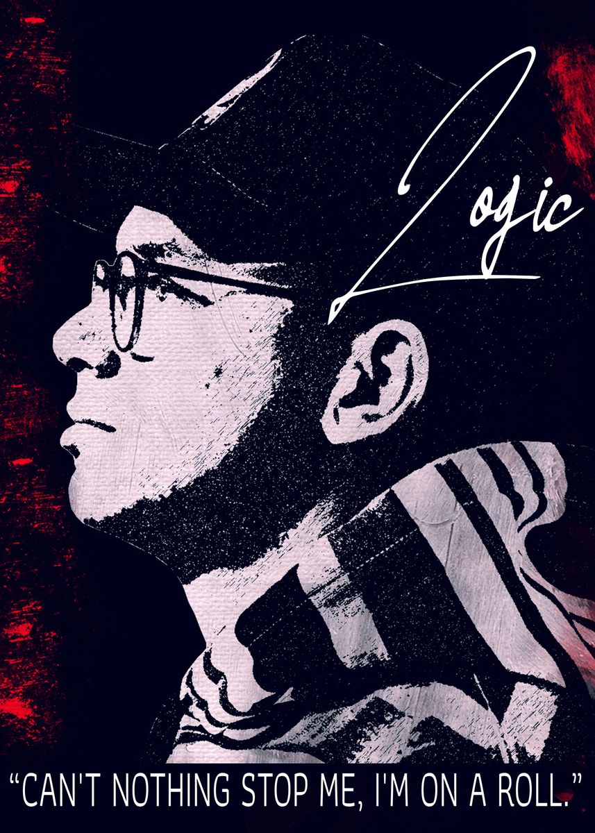 'Logic' Poster, picture, metal print, paint by ru ke | Displate