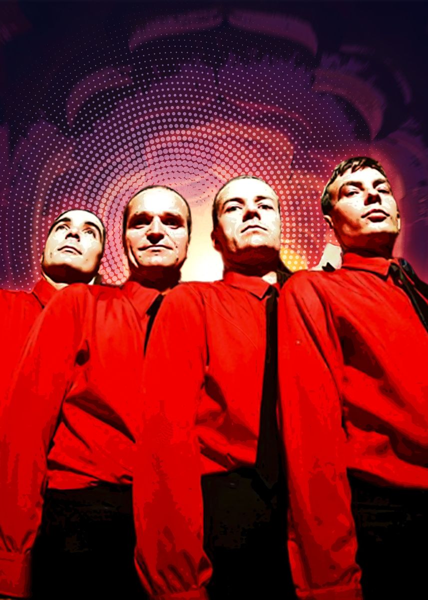 'Kraftwerk band' Poster, picture, metal print, paint by Morton Gray ...