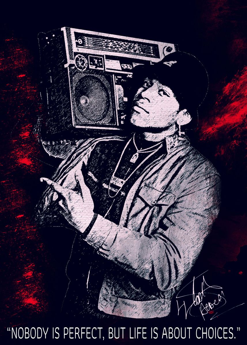 'LL Cool J' Poster, picture, metal print, paint by ru ke | Displate