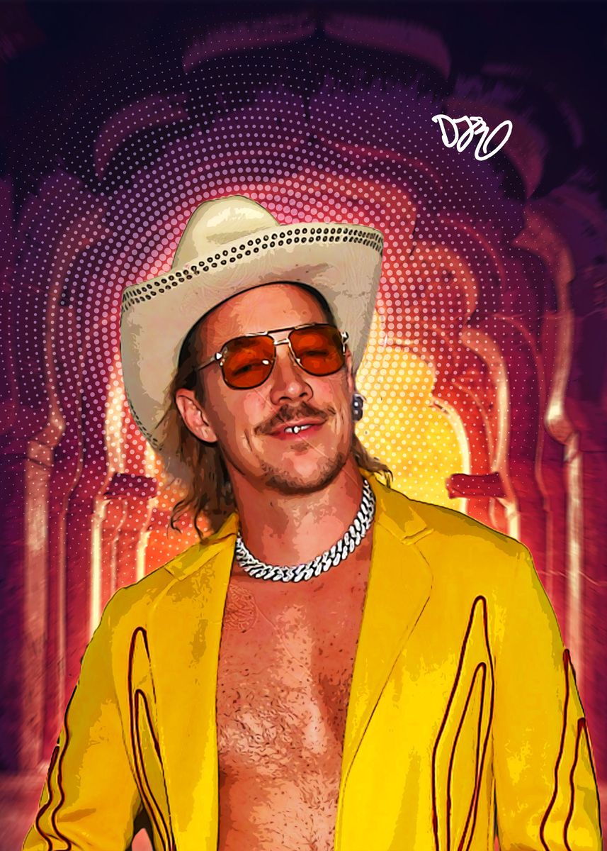 'Diplo' Poster, picture, metal print, paint by Morton Gray | Displate