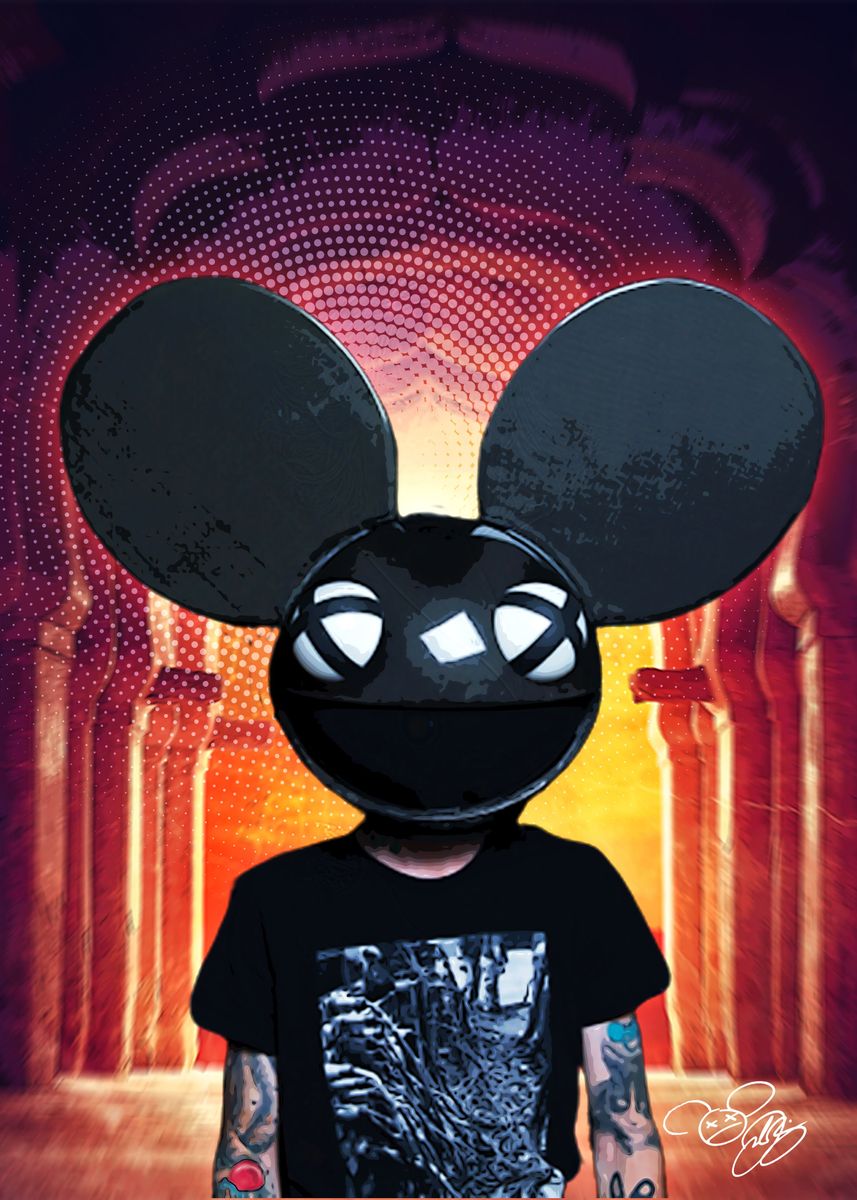 'Deadmau5' Poster, picture, metal print, paint by Morton Gray | Displate