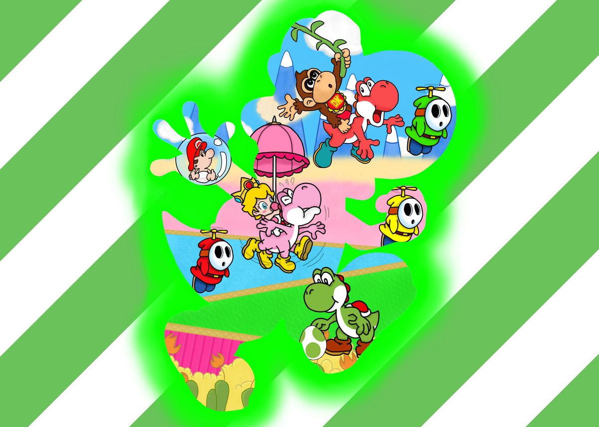 'Yoshi Universe' Poster by Lauren | Displate