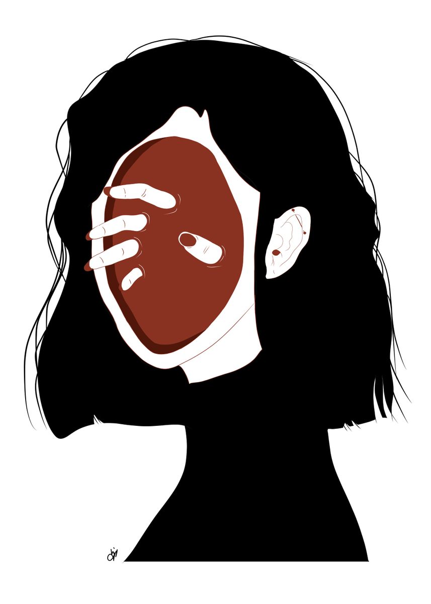 'Inner Demons' Poster, picture, metal print, paint by Waverley Jane ...