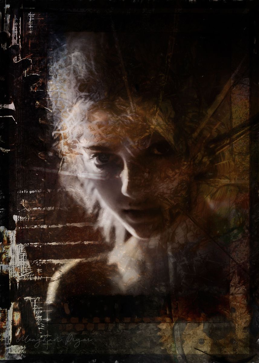 'Shattered' Poster by Meaghan Pryor | Displate