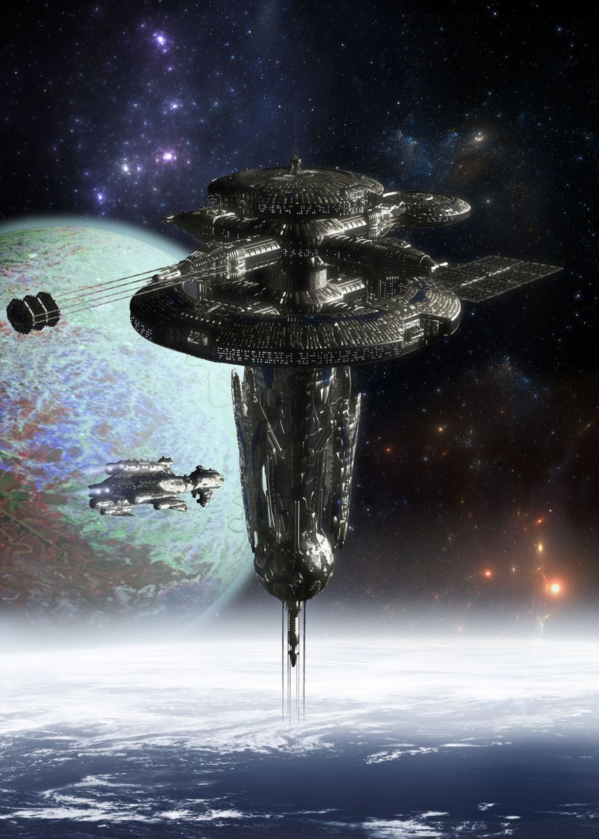 'Docking' Poster, picture, metal print, paint by Markkus3D | Displate