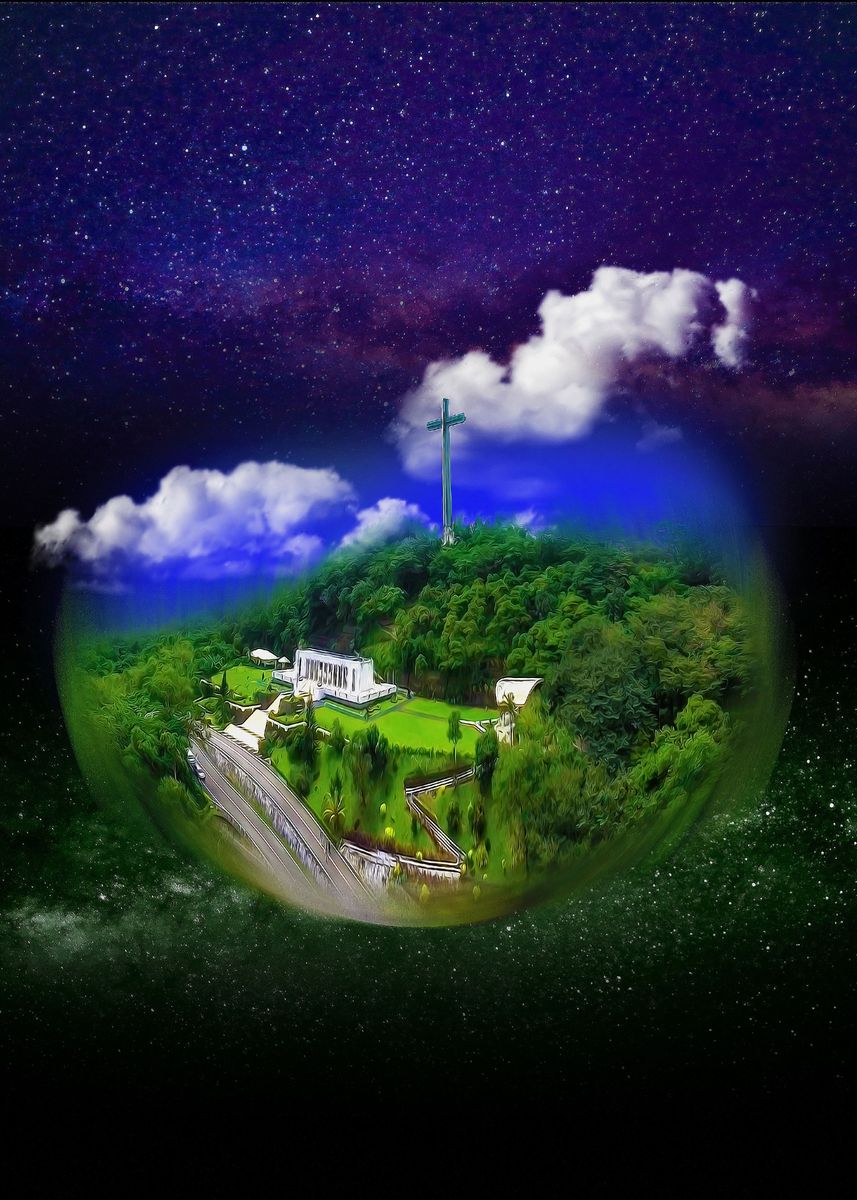 'Mt Samat Bataan' Poster by Markuzzel Elli | Displate