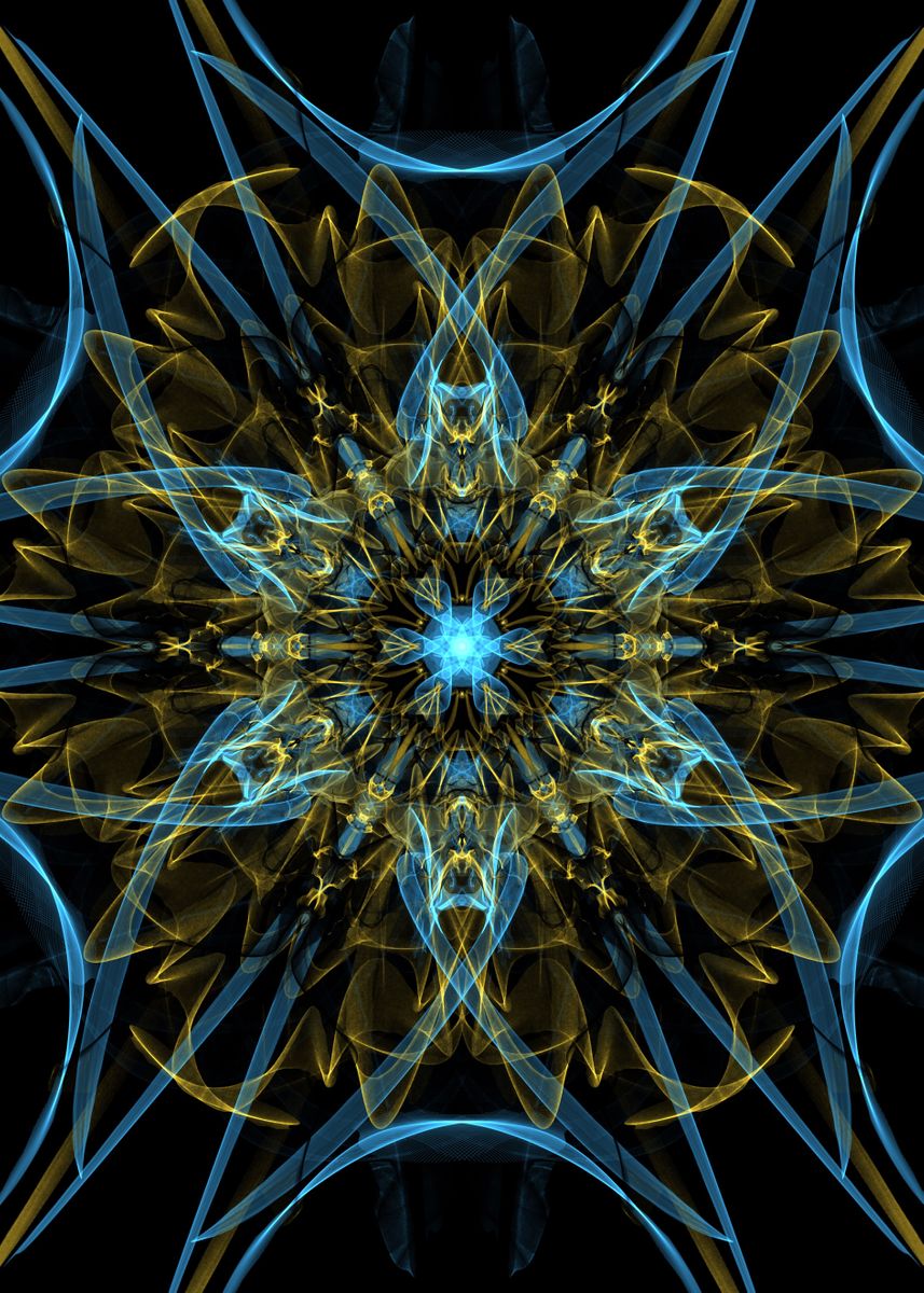 'Primordial Vibration' Poster by Stargazer Visual | Displate