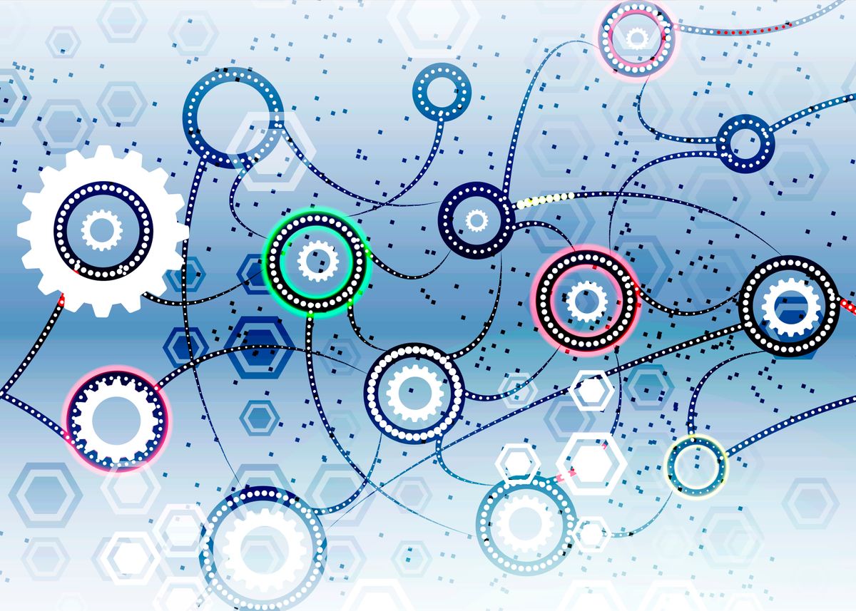 'Neural network' Poster by Vs 1489 | Displate