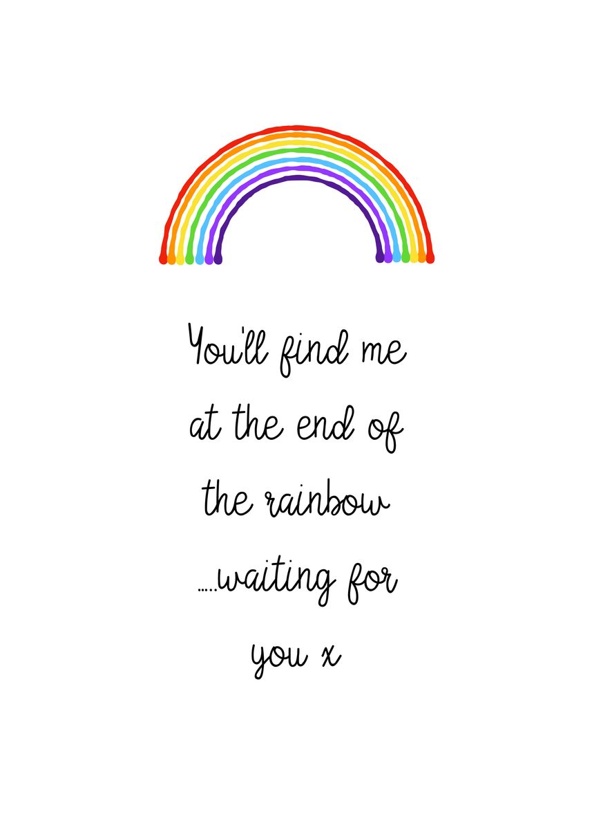 'End Of The Rainbow' Poster, picture, metal print, paint by Adam ...