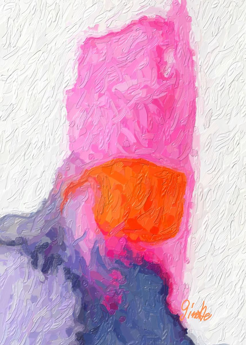 'Pink Monolith' Poster, picture, metal print, paint by Ginette Callaway ...