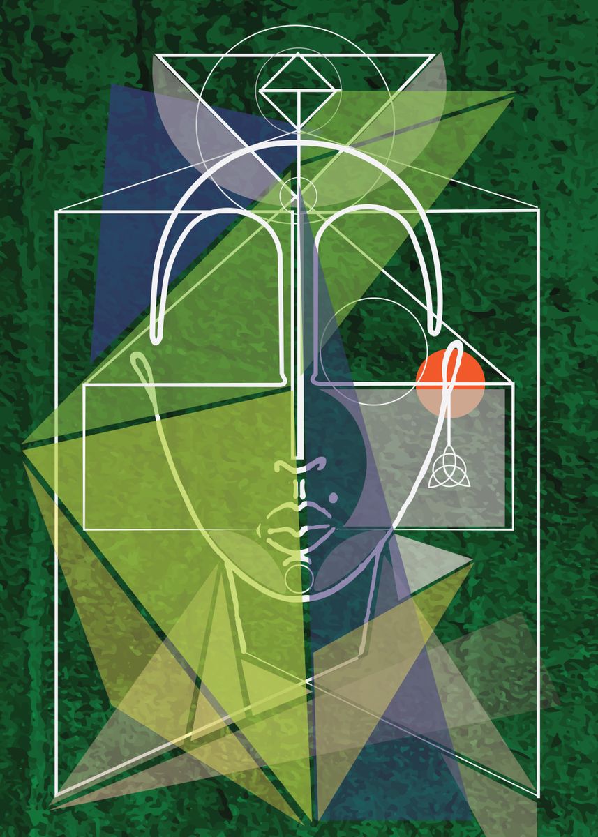 'JADE' Poster, picture, metal print, paint by JUAN PRIMERA | Displate