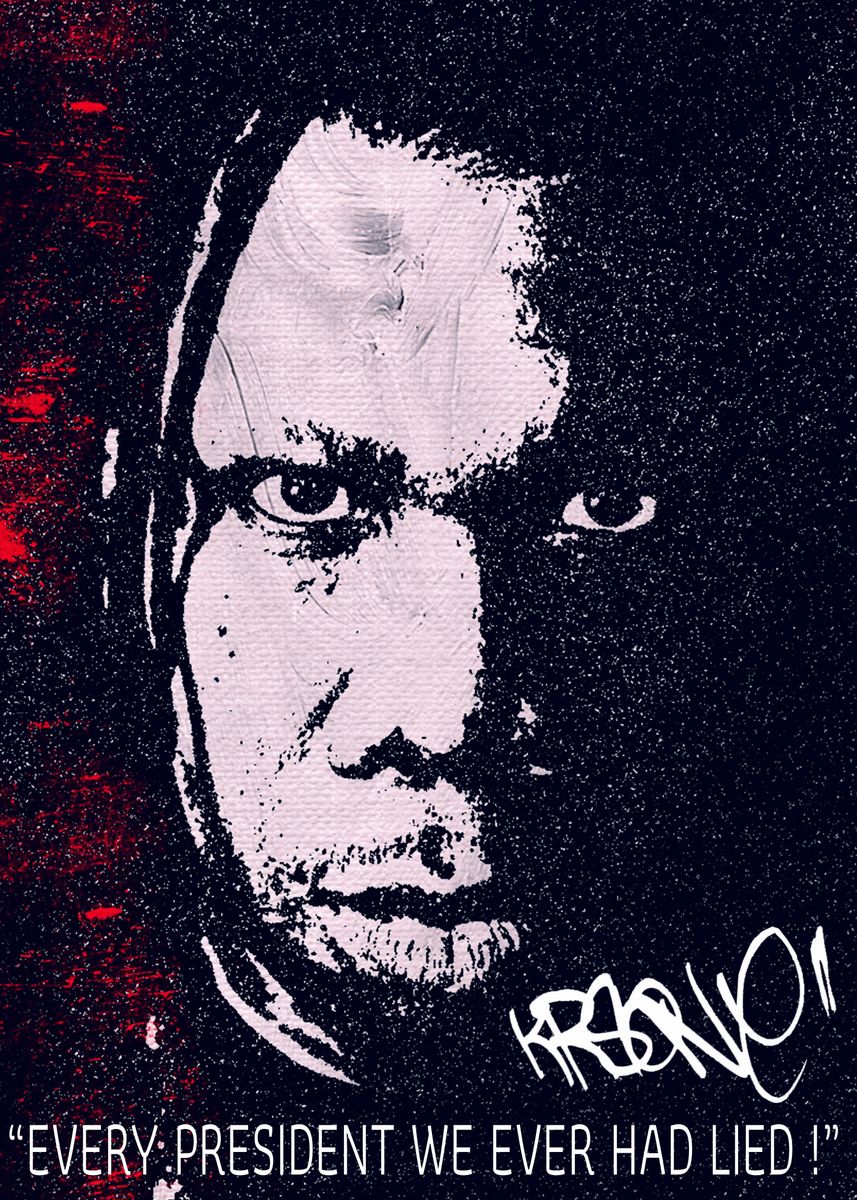 'KRS One' Poster, picture, metal print, paint by TI KI | Displate