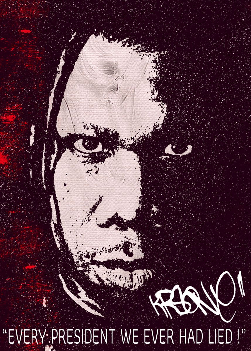 'KRS One' Poster, picture, metal print, paint by TI KI | Displate
